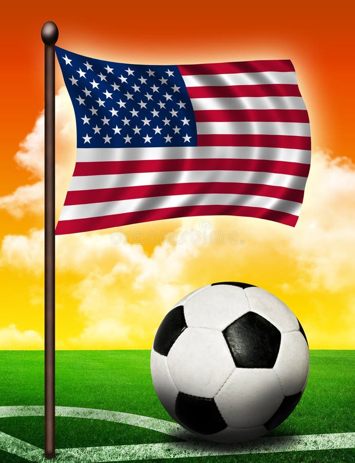 American Flag Soccer Ball Stock Illustrations – 4,920 American Flag ...