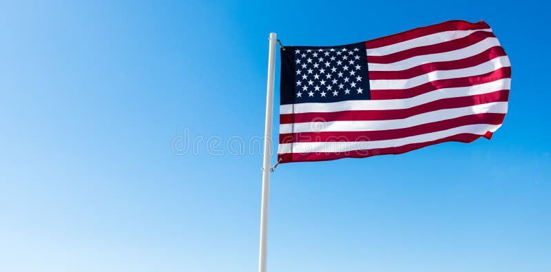 American flag with no wind stock photo. Image of background - 68510