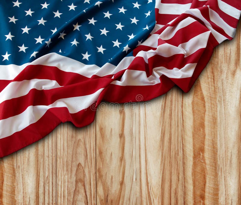 American flag on boards stock photo. Image of patriotic - 138766660