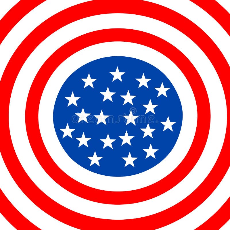 American flag circle stock illustration. Illustration of circles - 10289781