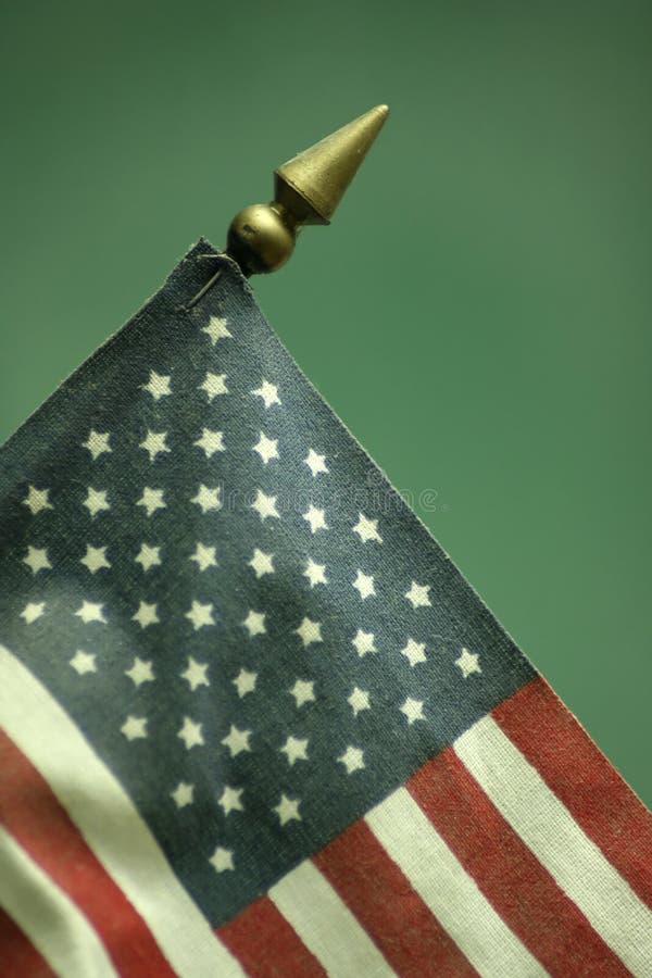 American flag in classroom stock photo. Image of july - 2963762