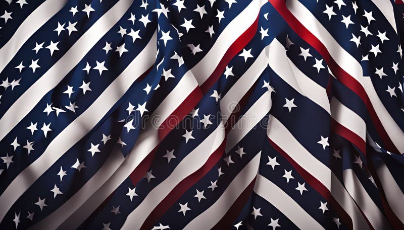 American Flag Closeup stock illustration. Illustration of flag - 348600325