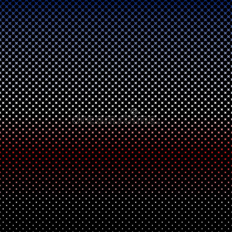 American Flag Colors Themed Cross Pattern Stock Vector - Illustration ...