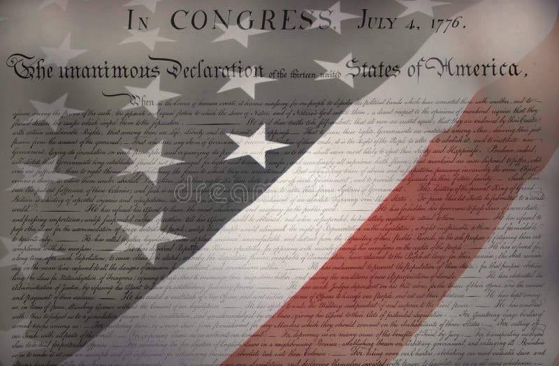 American Flag & Constitution Stock Photo - Image of color, futuristic ...