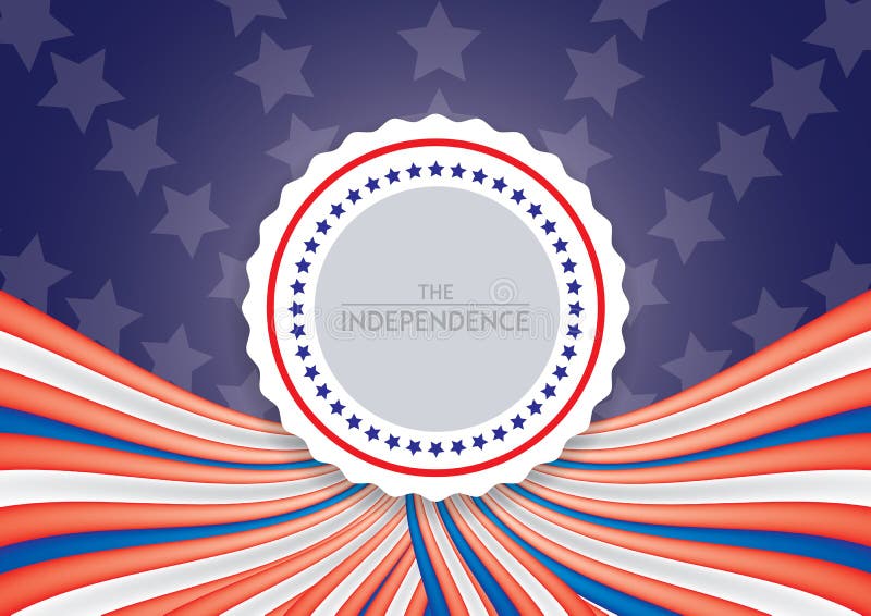 American Flag Design for Background Stock Vector - Illustration of ...