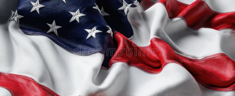 The American Flag Draped Elegantly in Rich Textures and Colors.AI ...