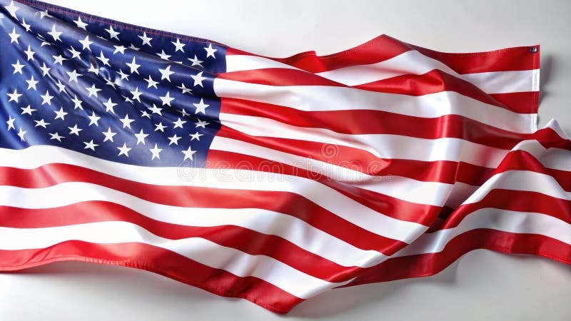 American Flag Draped, Red and White Stripes, Stars and Stripes ...