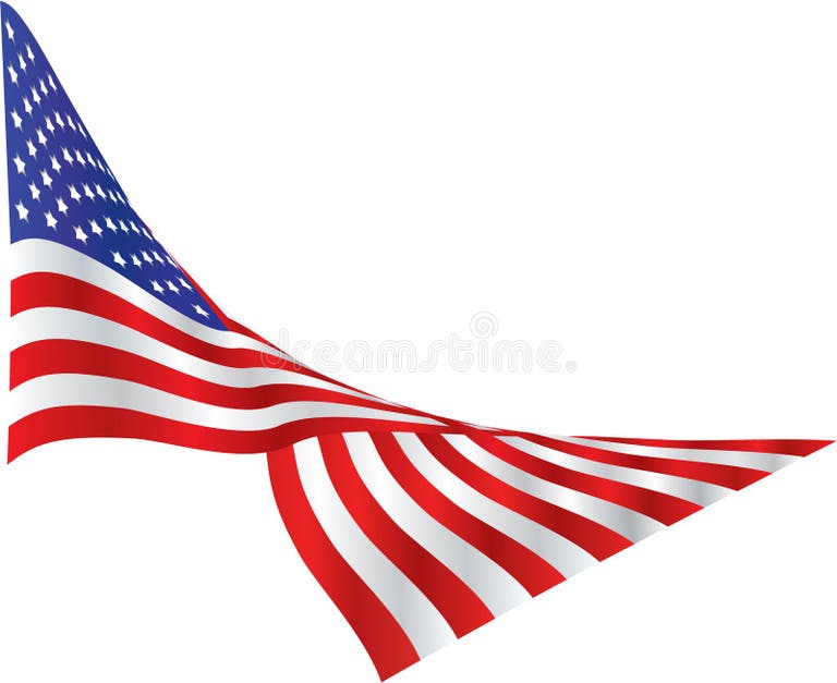 Draped American Flag Stock Illustrations – 2,645 Draped American Flag ...