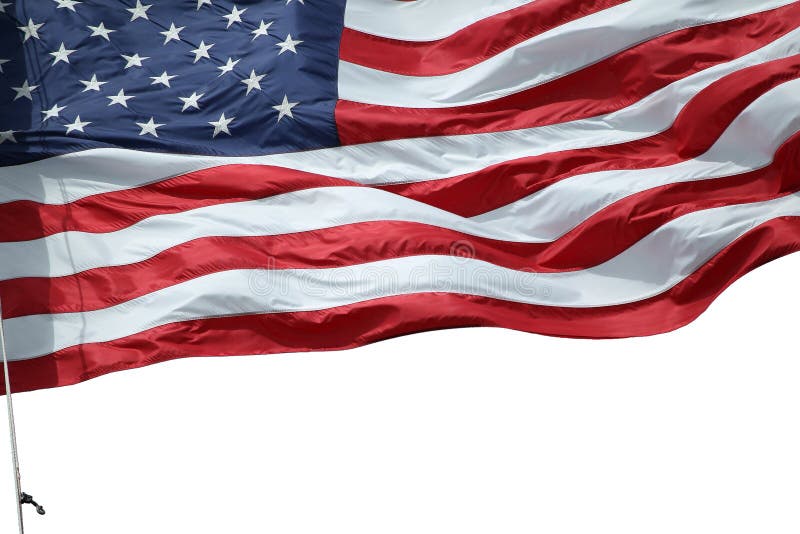 American Flag stock photo. Image of fluttering, national - 131276062