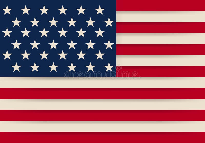 American Flag paper art stock vector. Illustration of landmark - 153658664