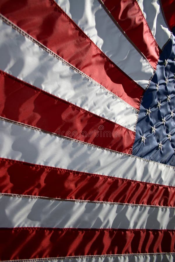 American Flag - Red, White and Blue Stock Image - Image of summer ...