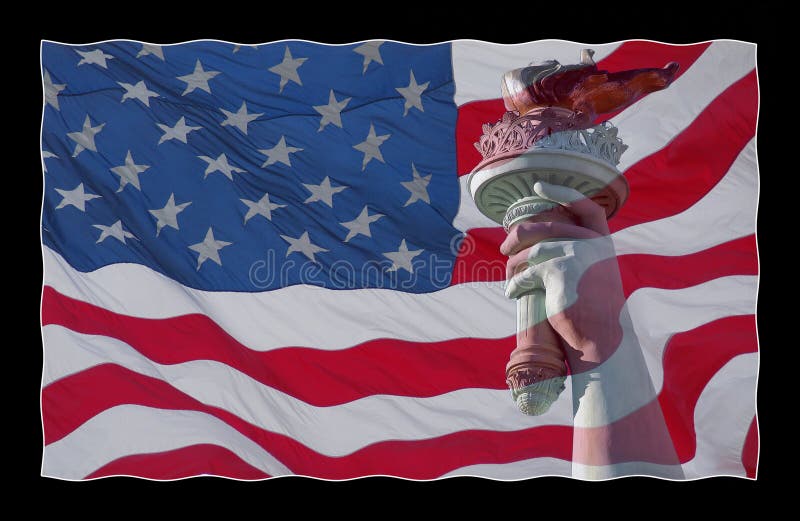 Statue of Liberty Torch & Flag Stock Image - Image of torch, flag: 2338945 Statue of Liberty Torch & Flag Stock Image - Image of torch, flag: 2338945