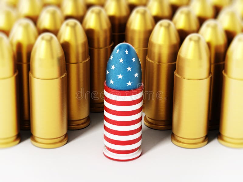 American Flag Bullets Stock Illustrations – 93 American Flag Bullets ...
