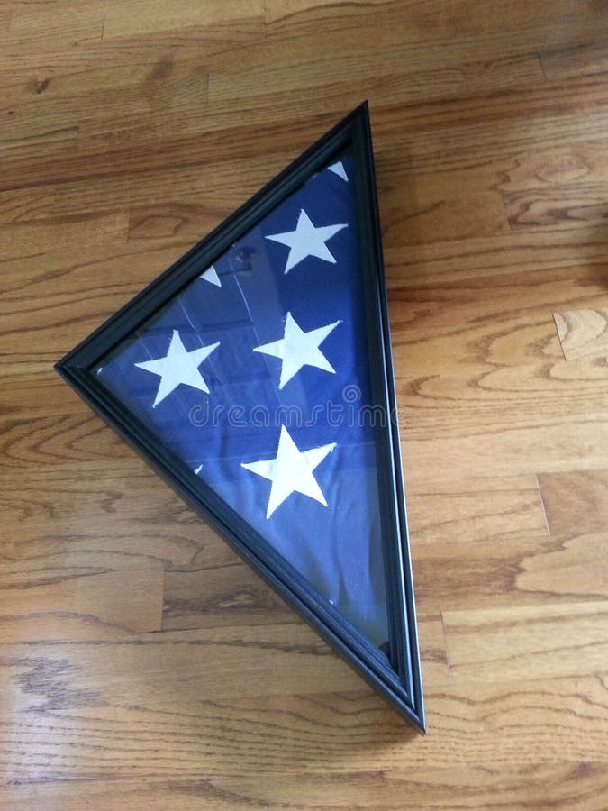 American flag triangle stock photo. Image of patriotic - 46520810