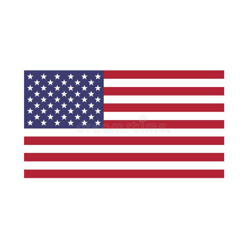American Flag. United States of America Flag Vector Image Stock Vector ...