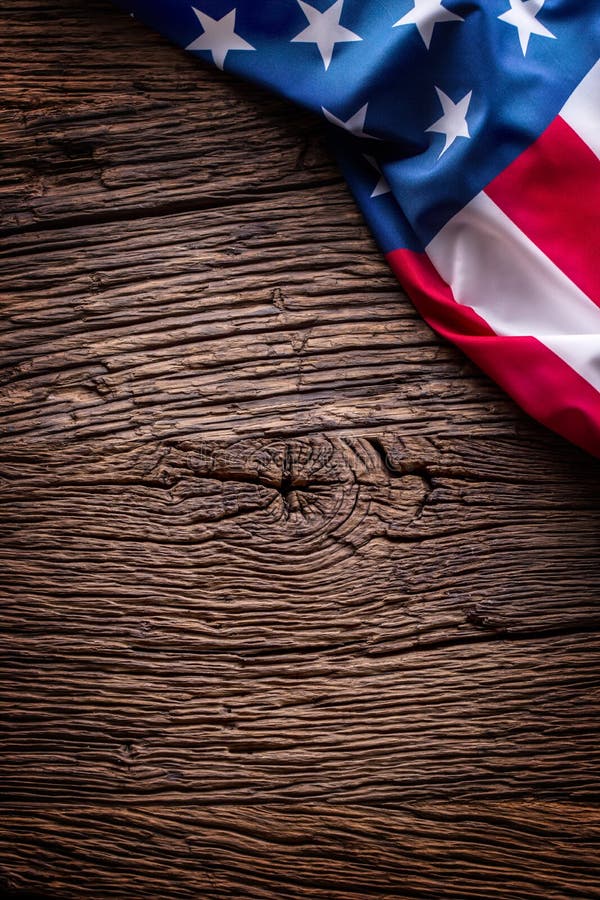 Rustic American Flag