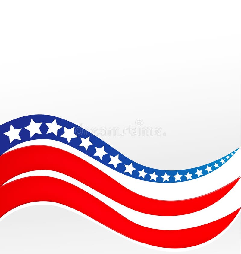 American Flag Vector Design Stock Vector - Illustration of liberty ...