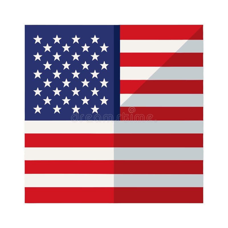American Flag Vector Image. Stock Vector - Illustration of design ...