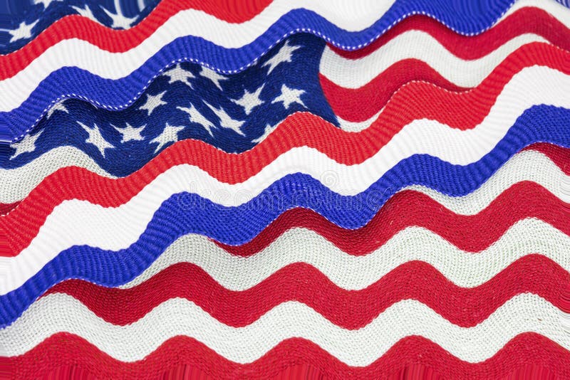 American Distorted Flag Stock Illustrations – 97 American Distorted ...