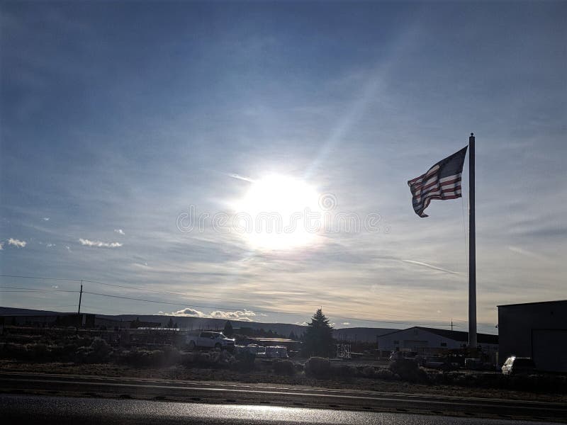 American flag stock photo. Image of flag, windy, cold - 138083770