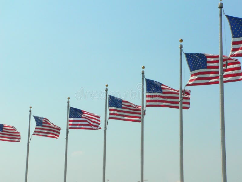 American Flags stock photo. Image of nation, america, symbolic - 5487276