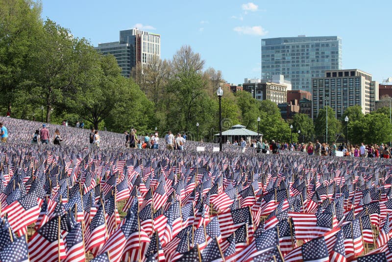 American Flags editorial stock image. Image of thousands - 58746774