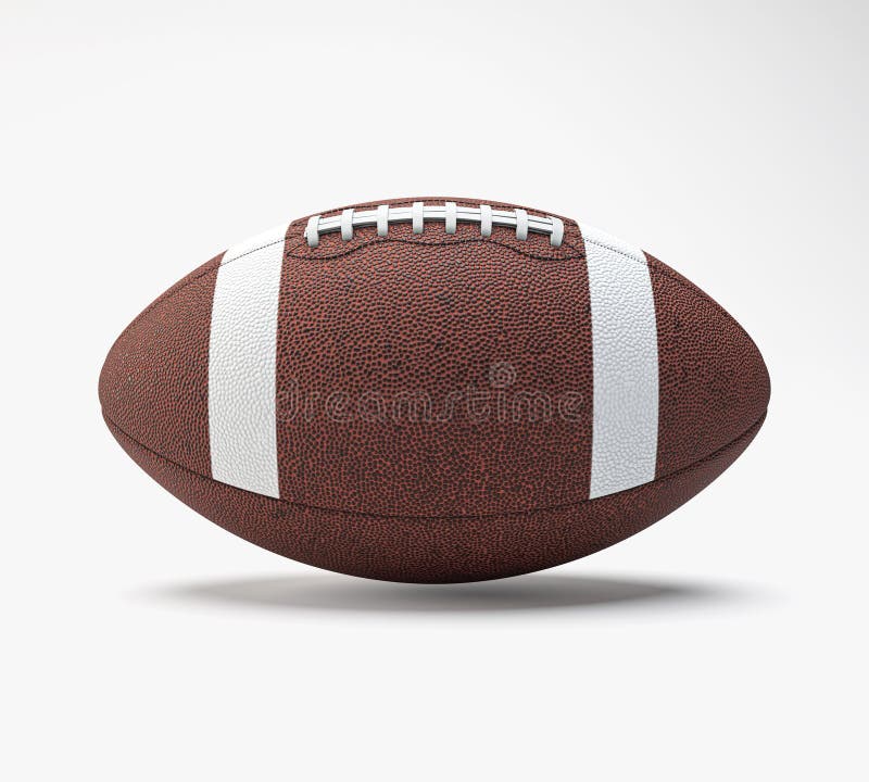 American Football Ball stock illustration. Illustration of unbranded ...
