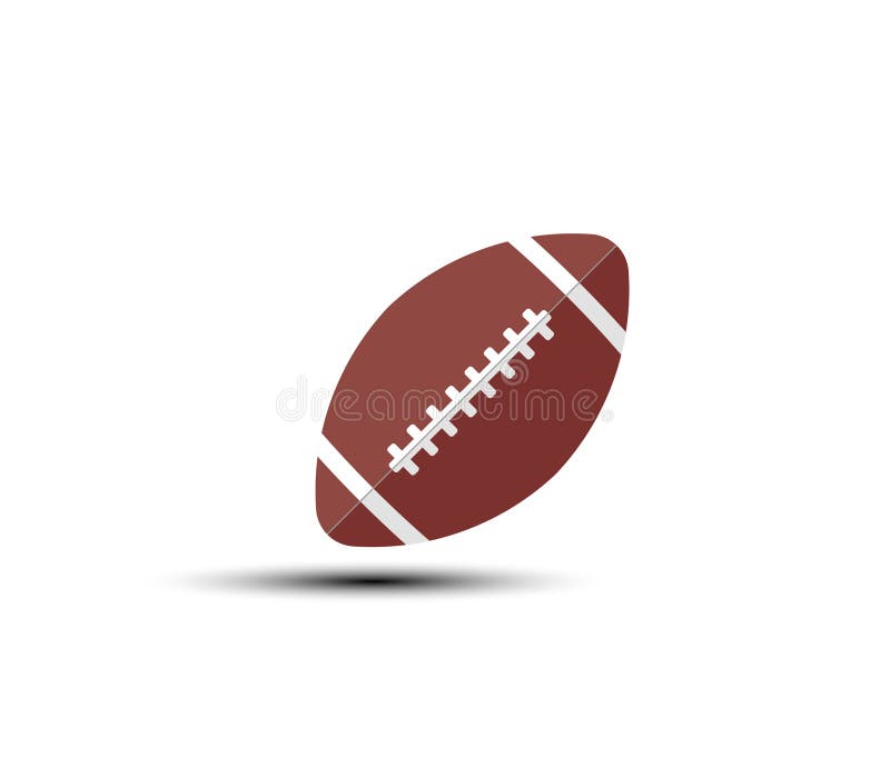 American Football Ball Icon. Vector Illustration. Stock Vector ...