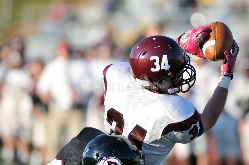American football catch editorial image. Image of reception - 22014805