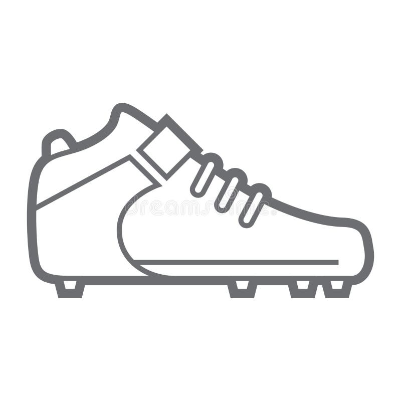 Football Cleats Icon. Vector Illustration Decorative Design Stock ...