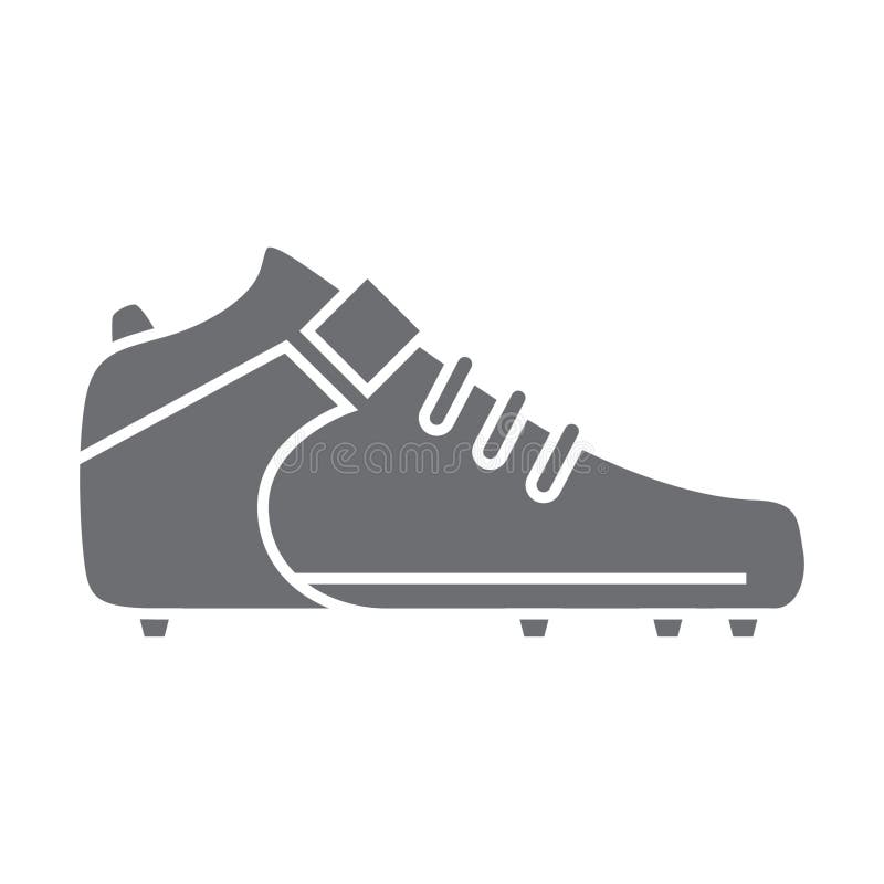 Football Cleats Icon. Vector Illustration Decorative Design Stock ...