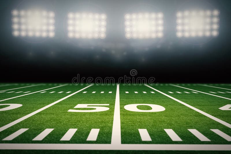 Nfl Football Field Background Vector