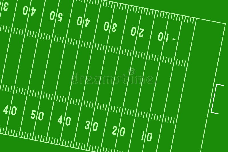 Close Up Part of American Football Field Background Top View Slanted ...