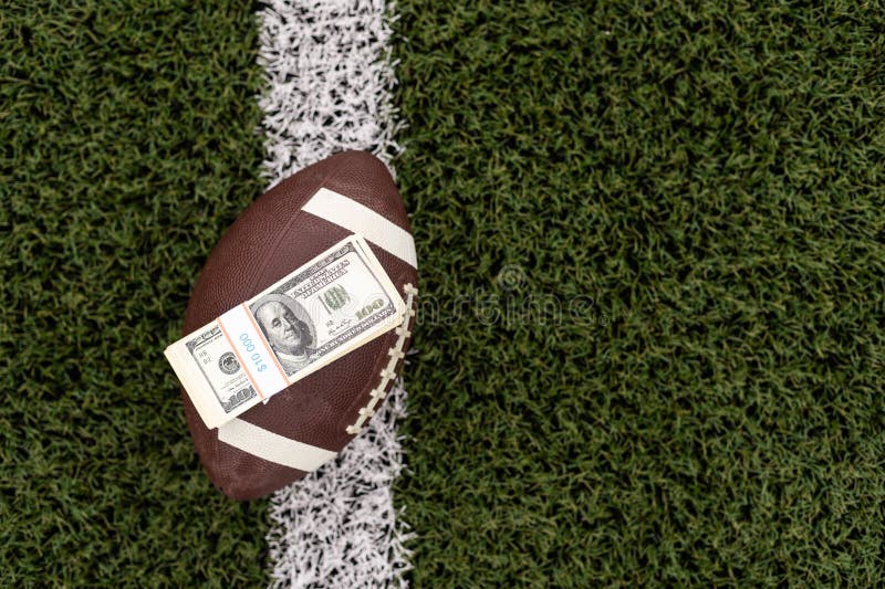 American Football on the Field with Room for Copy Stock Image - Image ... American Football on the Field with Room for Copy Stock Image - Image ...