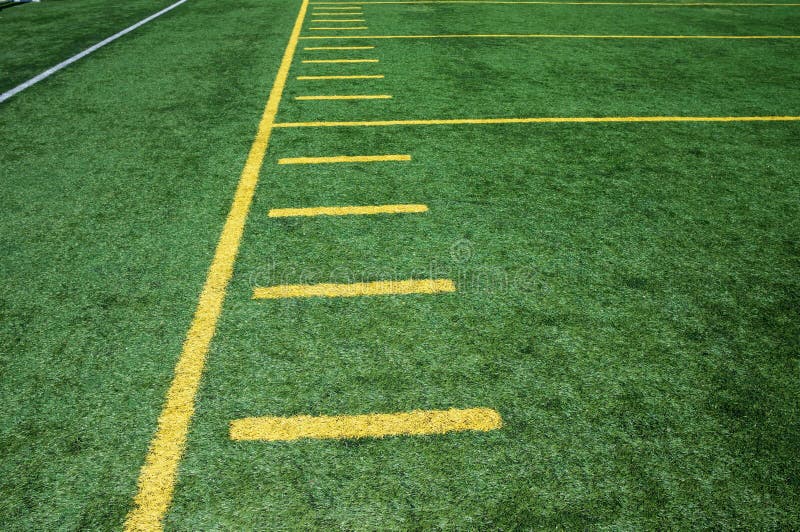 Football field stock image. Image of yards, yard, competitive - 20249119