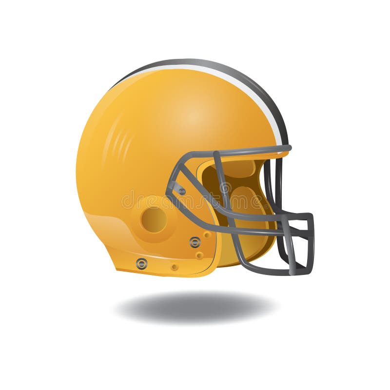 American Football Helmet. Vector Illustration Decorative Design Stock ...