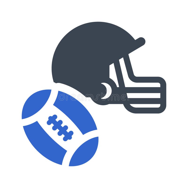 American football icon stock vector. Illustration of activity - 335395735