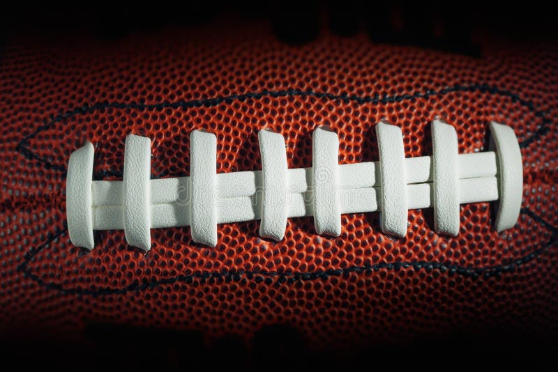 American Football Laces and Texture Stock Image - Image of abstract ...