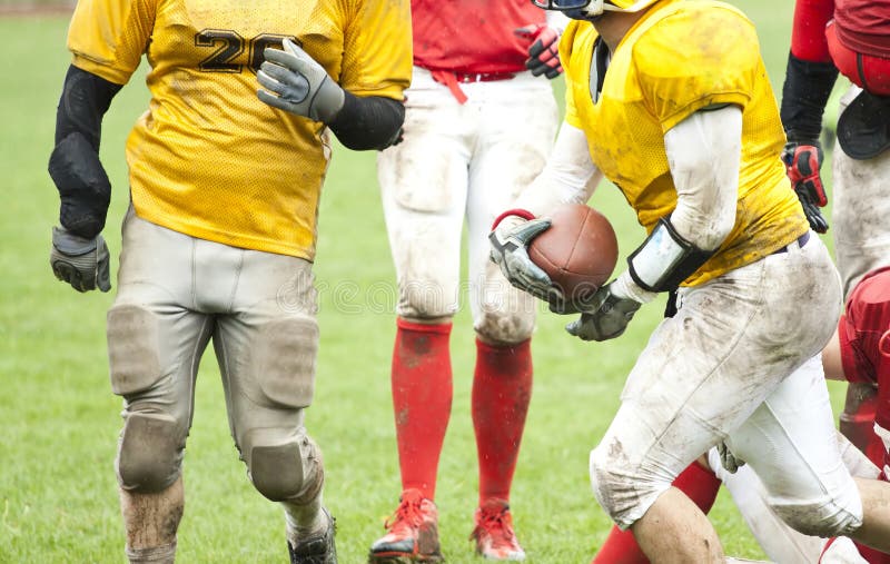 American football match stock image. Image of pass, american - 40388413