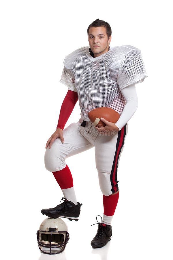 Defeated American Football Player Man Silhouette Stock Image - Image of ...