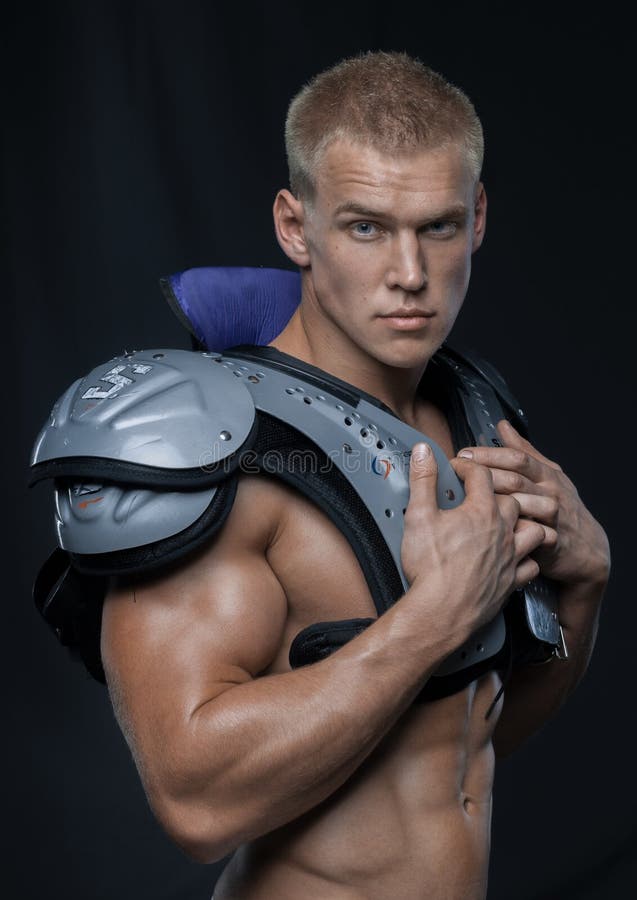 American football player stock image. Image of model - 45213671