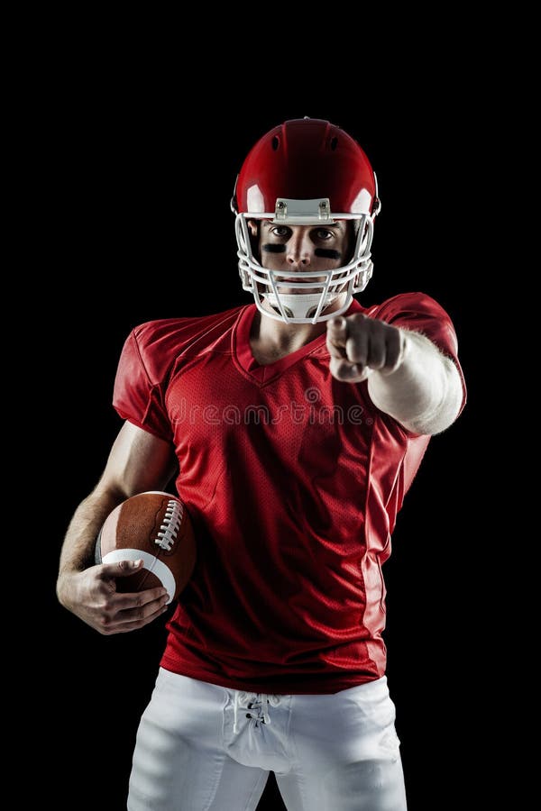 American Football Player Pointing Camera Stock Photos - Free & Royalty ...