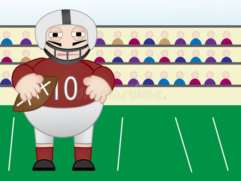 American Football Player Standing Field Stock Illustrations – 134 ...