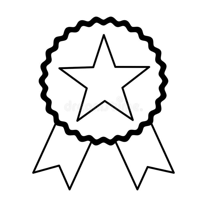 American Frame with Ribbon and Star Stock Vector - Illustration of ...