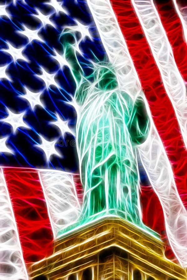 American freedom abstract stock illustration. Illustration of united ...