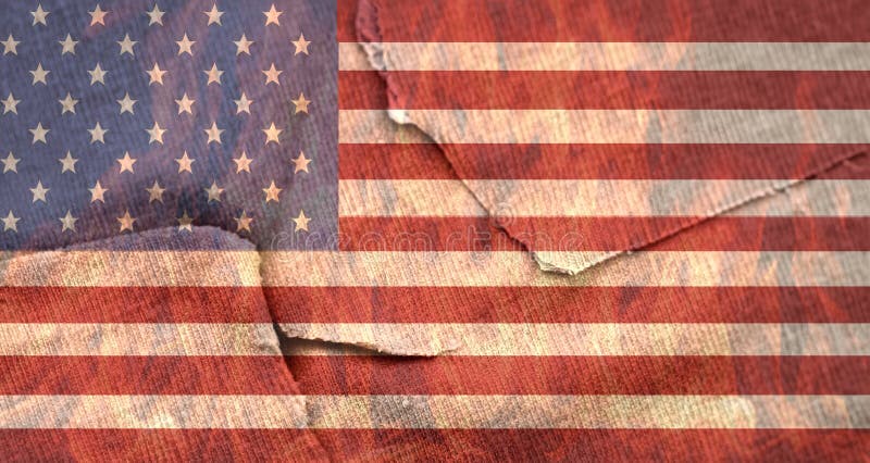 American Freedom and Core Values Destroyed As Symbolized with Torn Worn ...