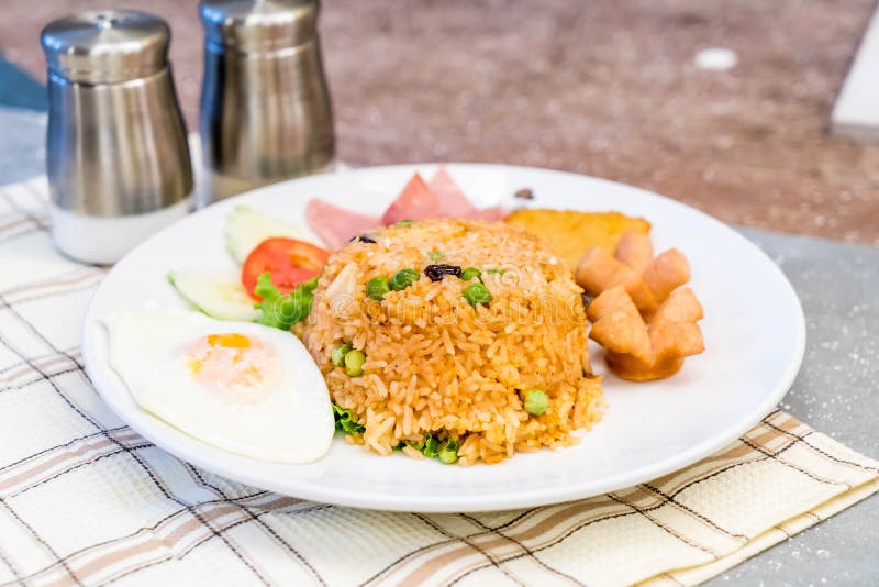 American fried rice stock image. Image of cuisine, cooking - 93140901