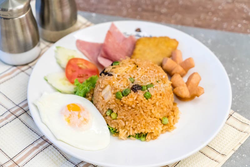 American fried rice stock photo. Image of fresh, cook - 93142470