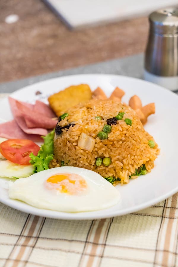 American fried rice stock photo. Image of rice, lunch - 94756700