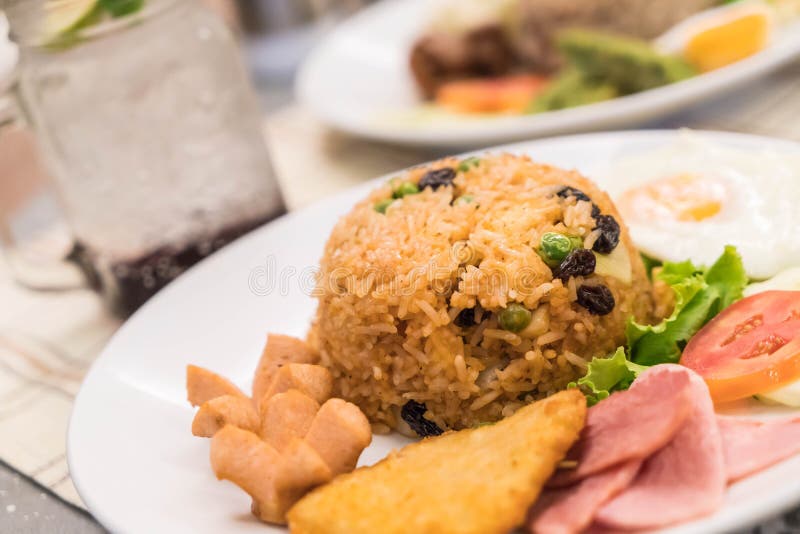 American fried rice stock image. Image of rice, american - 94786027